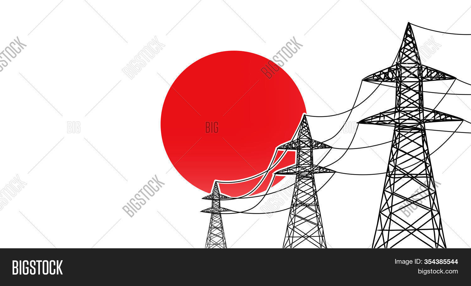 Japan Electric Power Vector & Photo (Free Trial) | Bigstock