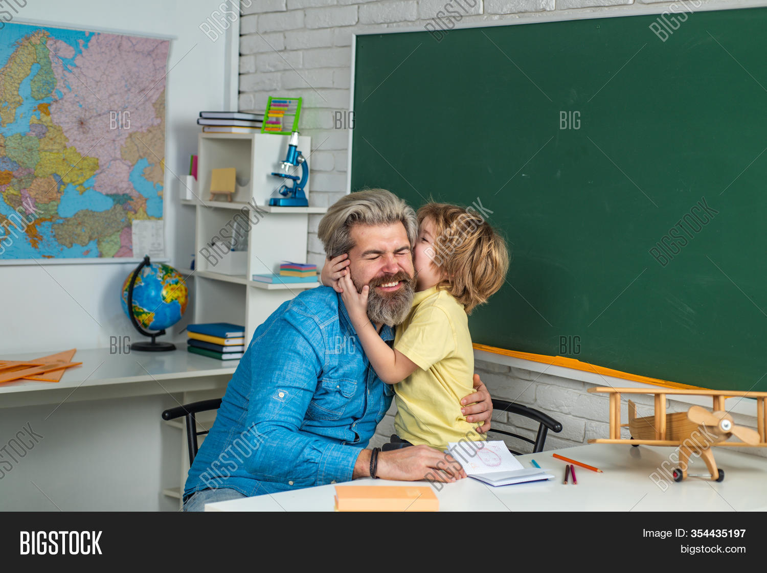 Father Teaching Son. Image & Photo (Free Trial) | Bigstock