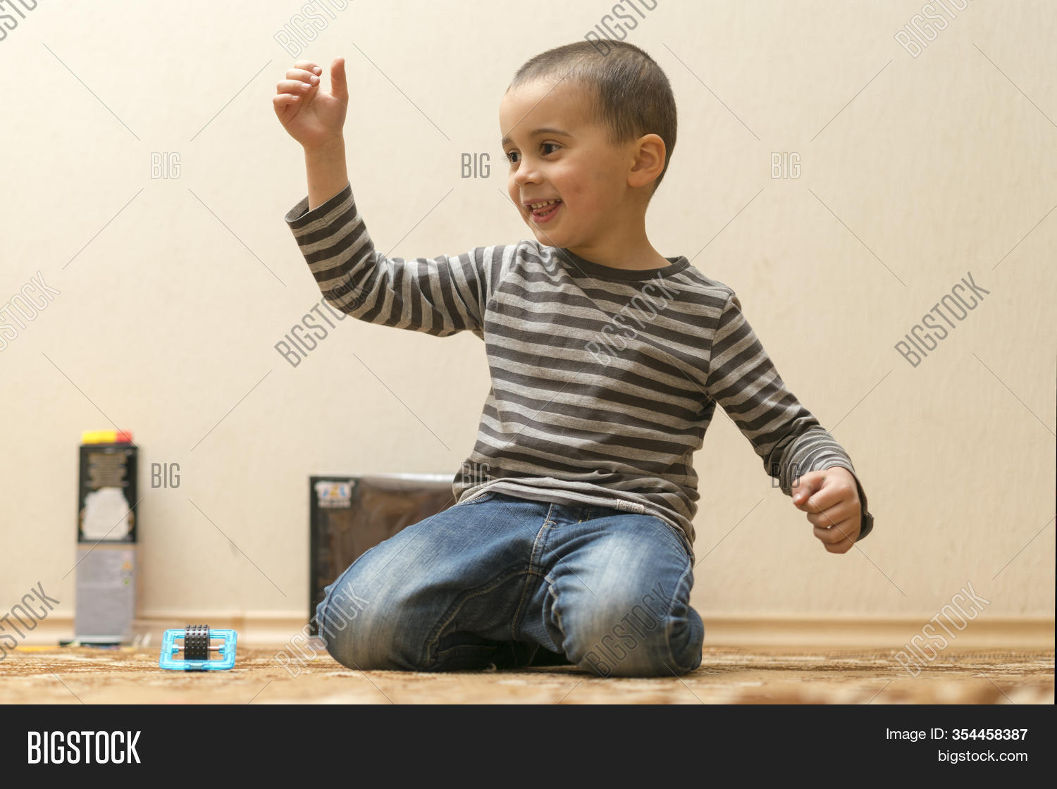 Toddler Boy Playing Image & Photo (Free Trial) | Bigstock
