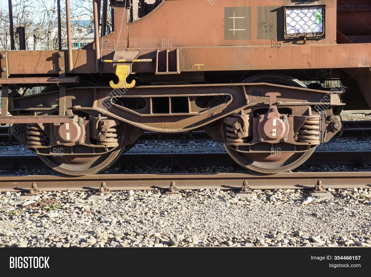 Rail Freight Car Close Image & Photo (Free Trial) | Bigstock
