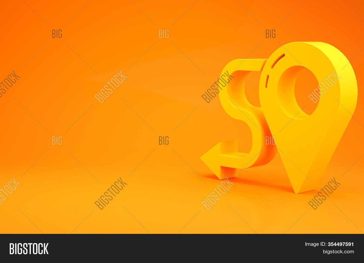 Yellow Route Location Image & Photo (Free Trial) | Bigstock