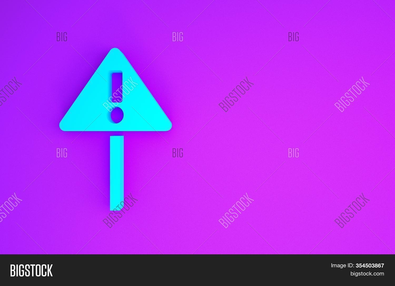 Blue Exclamation Mark Image & Photo (Free Trial) | Bigstock
