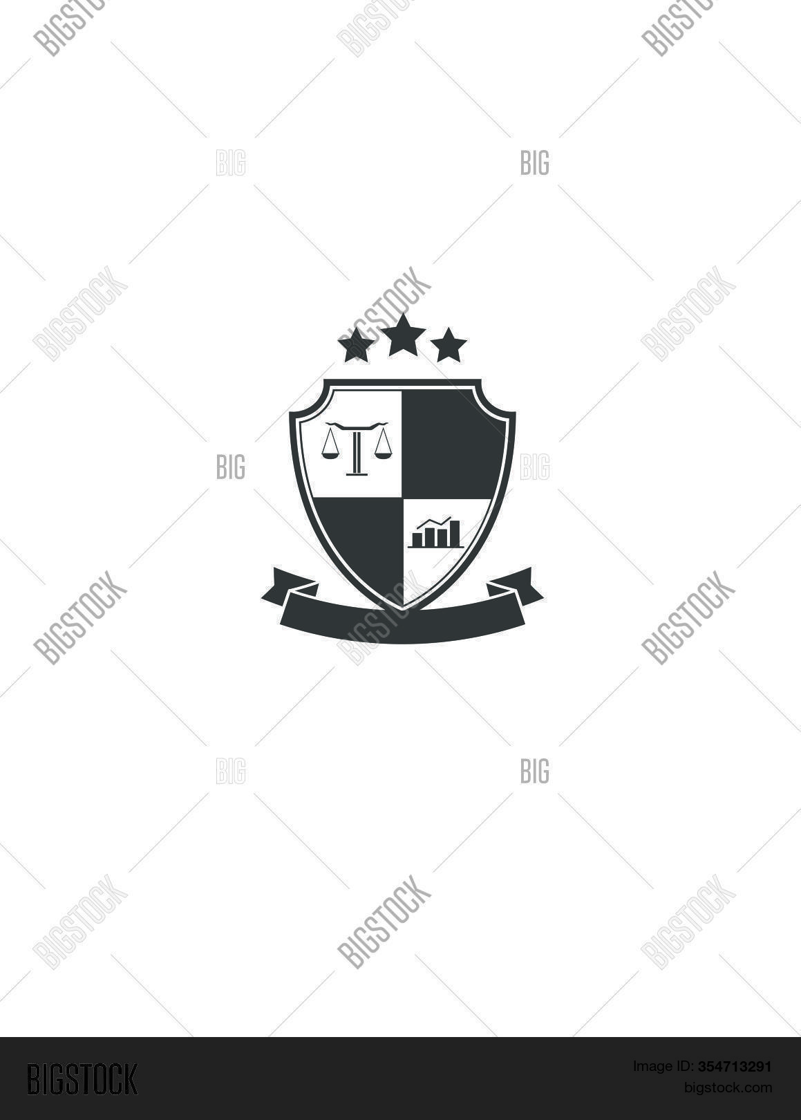 Shield Vintage Logo Vector & Photo (Free Trial) | Bigstock
