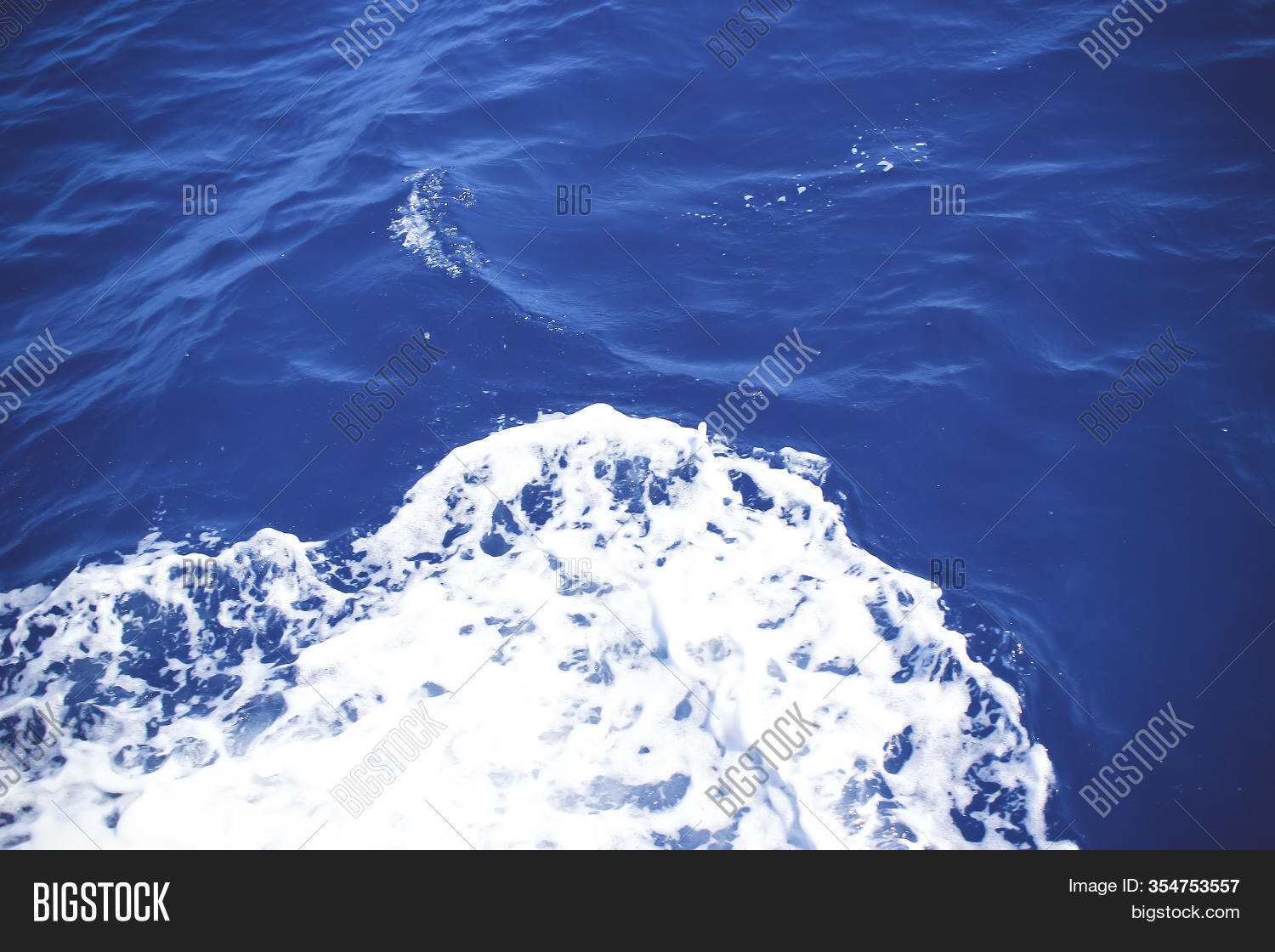 Blue Seawater Sea Foam Image & Photo (Free Trial) | Bigstock