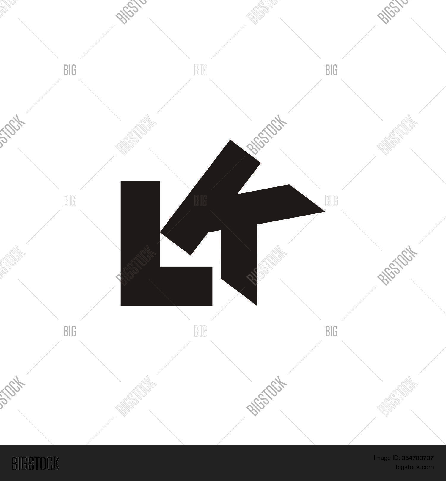 Letter Lk Abstract Vector & Photo (Free Trial) | Bigstock