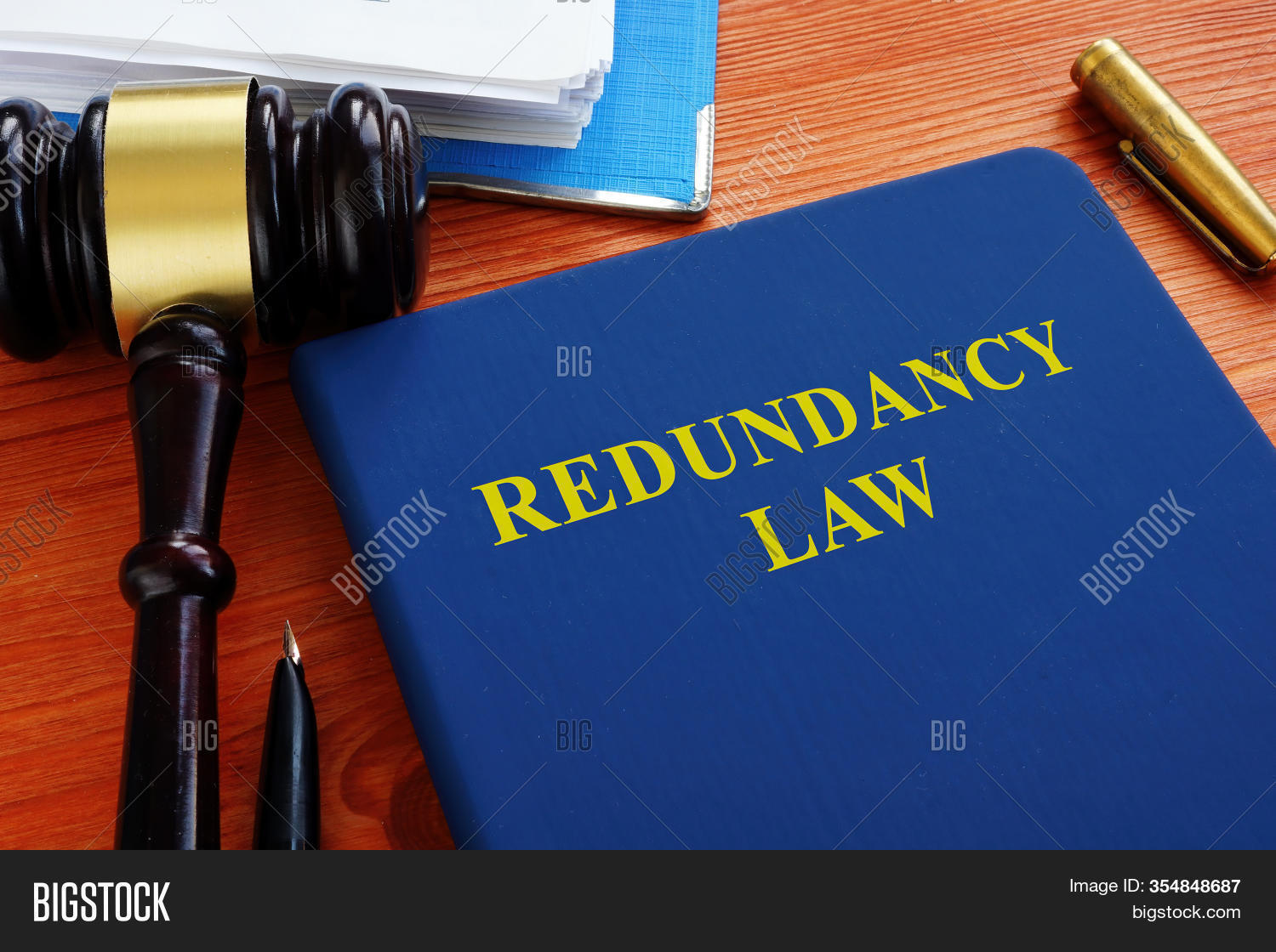 Redundancy Law Blue Image & Photo (Free Trial) | Bigstock