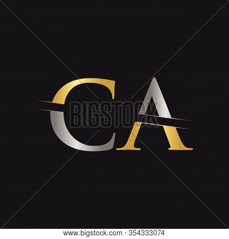 Initial Ca Letter Vector & Photo (Free Trial) | Bigstock