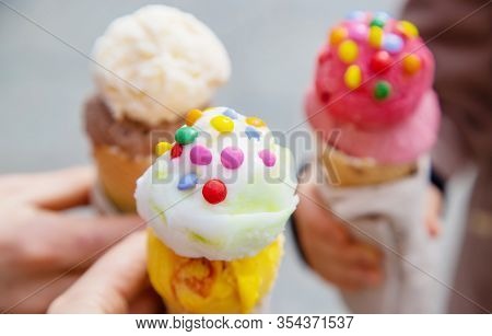 Ice Cream Hands People Image & Photo (Free Trial) | Bigstock