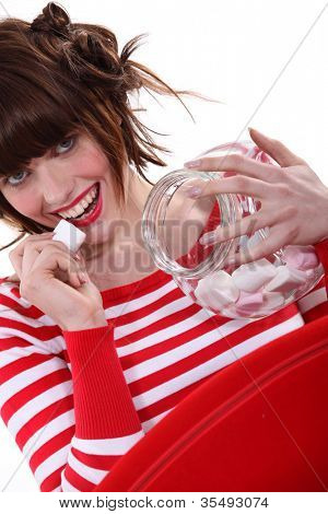 Spicy Woman Eating Image & Photo (Free Trial) | Bigstock