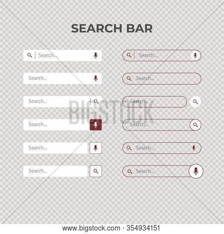 Search Bar Templates Vector & Photo (Free Trial) | Bigstock