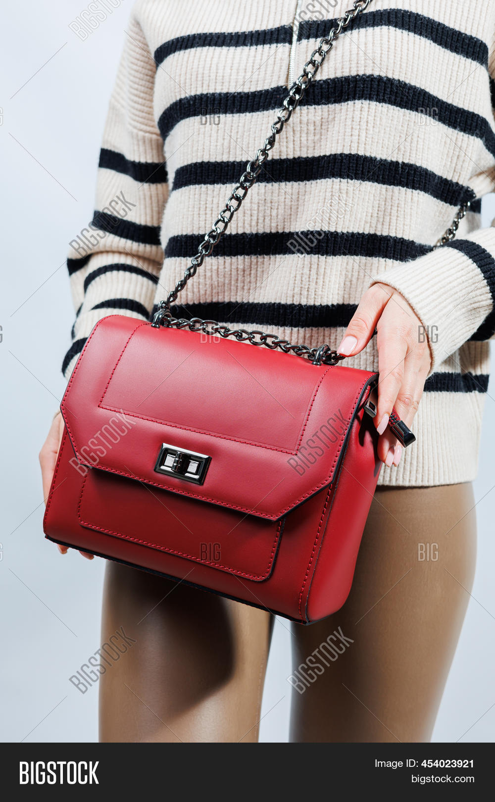 Small Red Leather Bag Image & Photo (Free Trial) | Bigstock