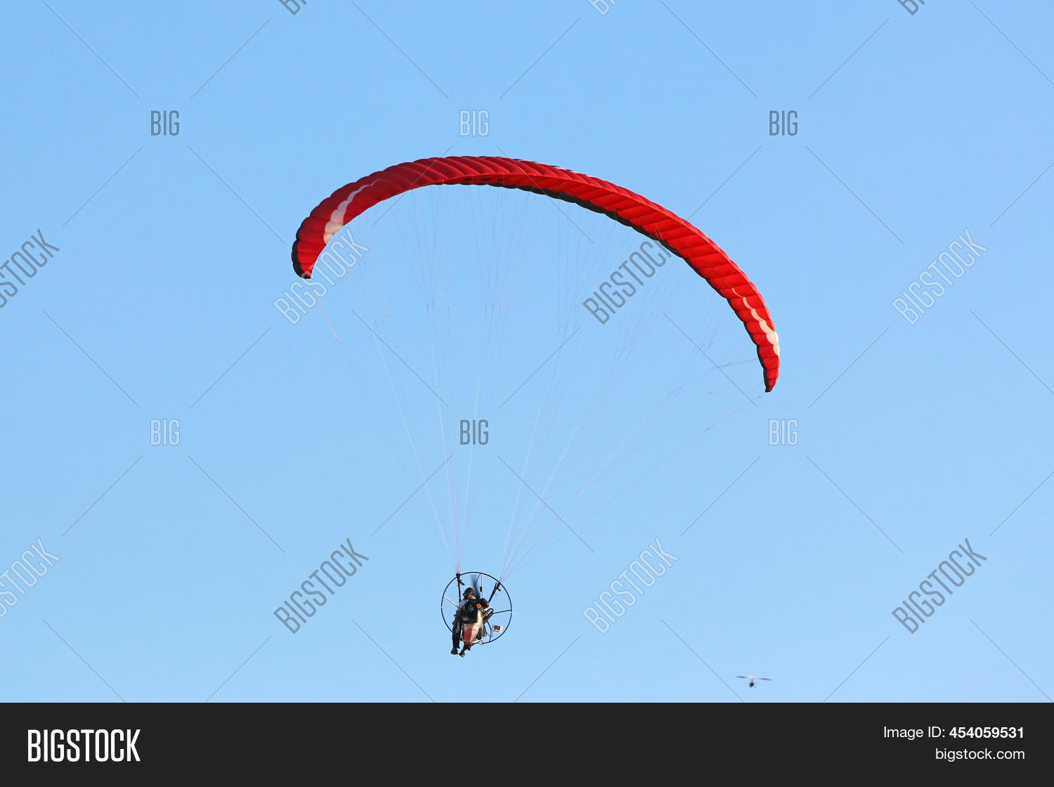 Paramotor Pilot Flying Image & Photo (Free Trial) | Bigstock