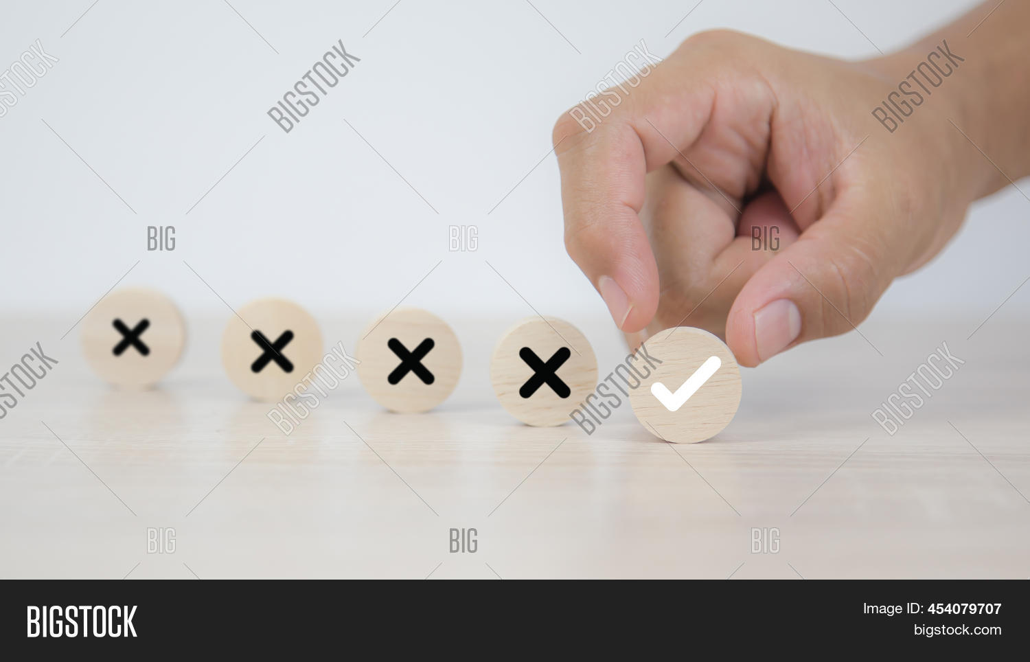Hand Choose Check Mark Image & Photo (Free Trial) | Bigstock