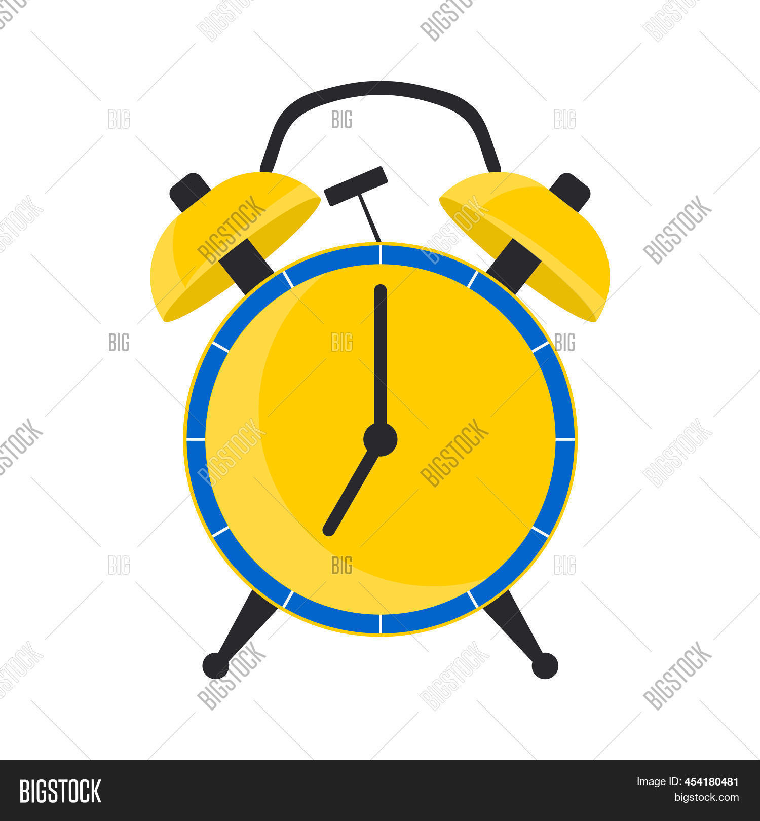Alarm Clock Yellow Image & Photo (Free Trial) | Bigstock