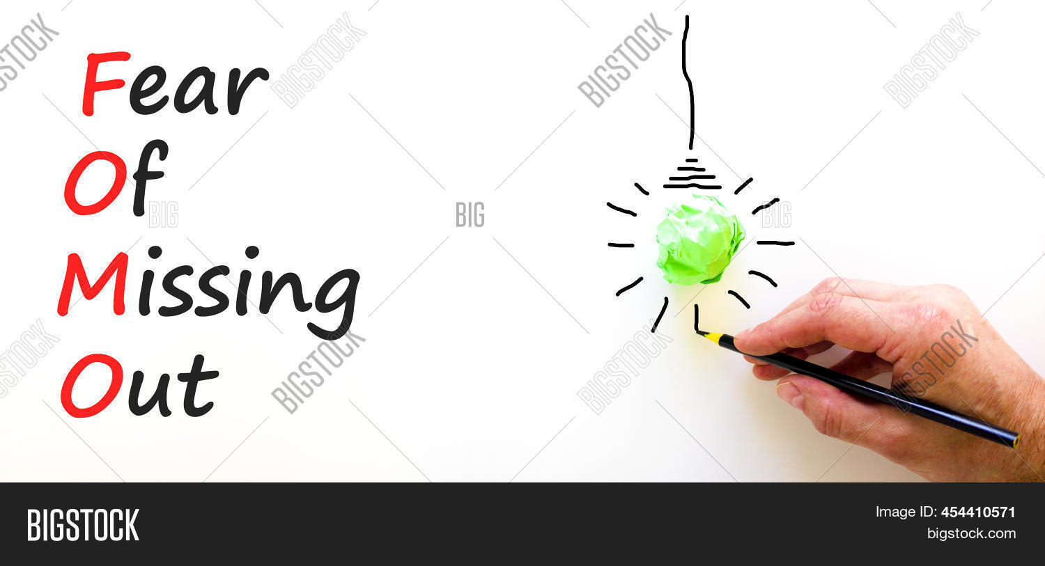 Fomo Fear Missing Out Image & Photo (Free Trial) | Bigstock