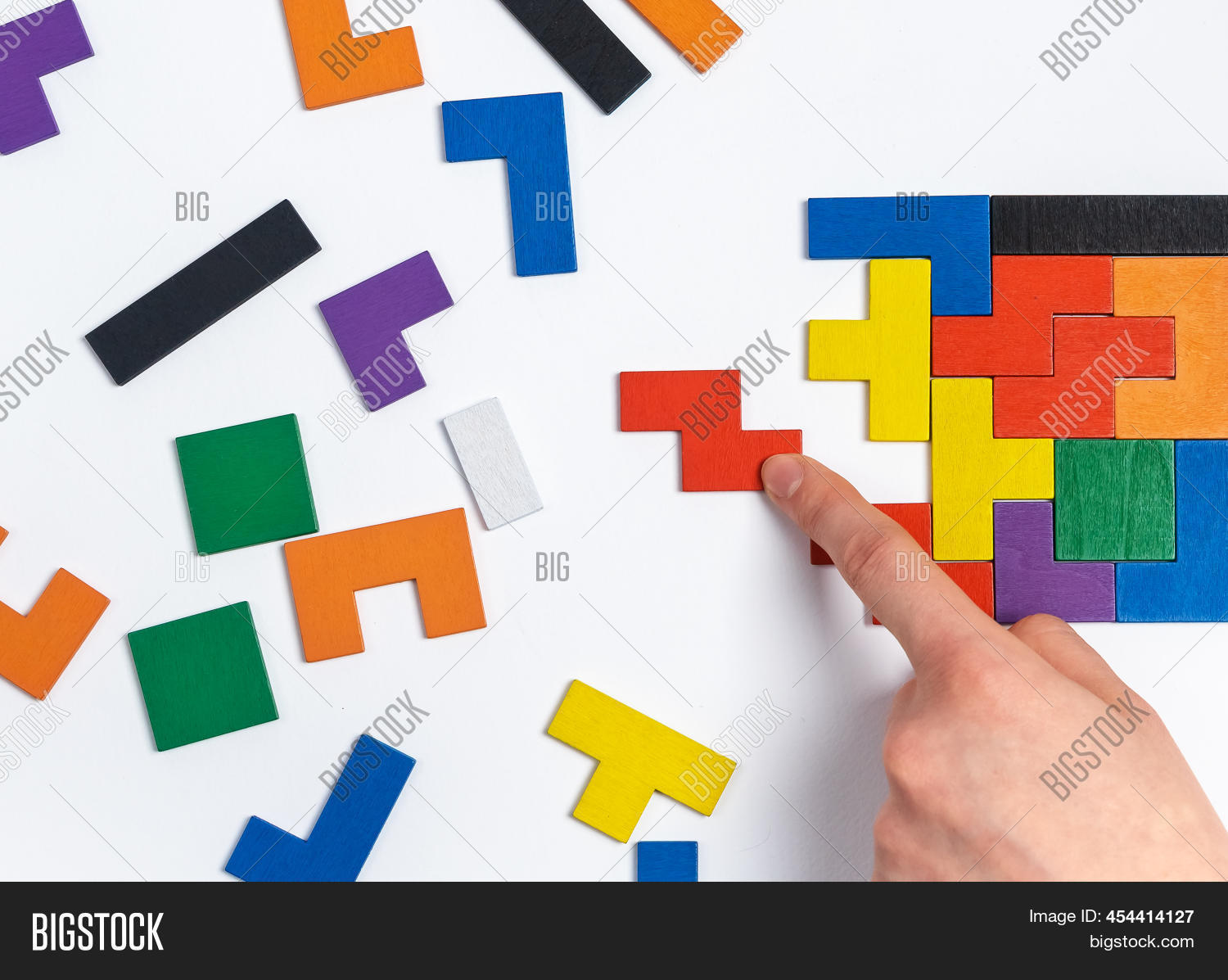 Hand Doing Puzzle. Image & Photo (Free Trial) | Bigstock