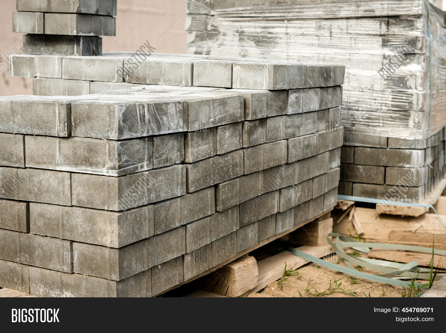 Laying Path Paving Image & Photo (Free Trial) | Bigstock