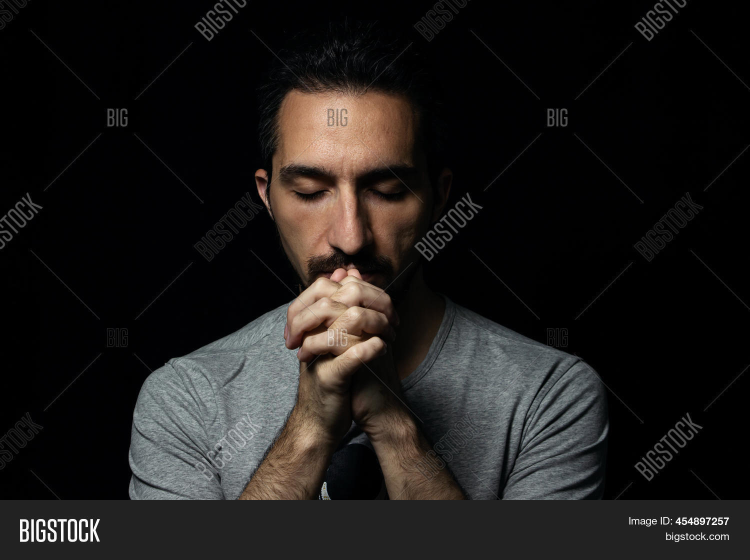 Man Folding His Hands Image & Photo (Free Trial) | Bigstock