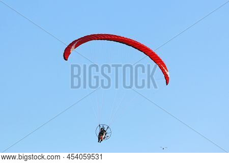 Paramotor Pilot Flying Image & Photo (Free Trial) | Bigstock
