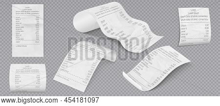 Receipt vektor og foto (gratis prøveperiode) | Bigstock