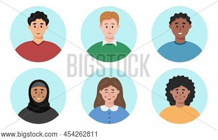 Young People Icons. Vector & Photo (Free Trial) | Bigstock