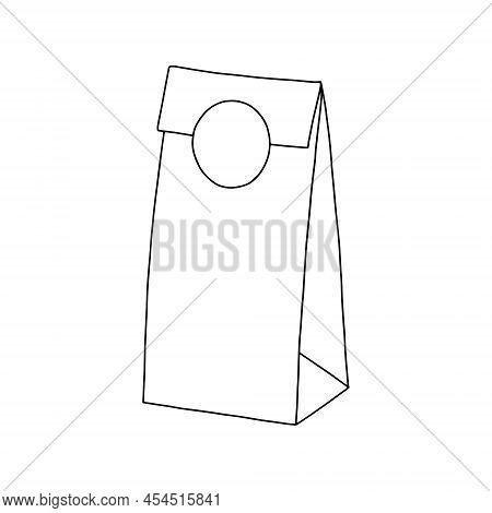 Paper Bag Sticker Vector & Photo (Free Trial) | Bigstock