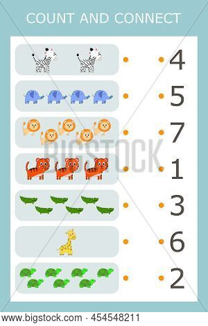 Count Connect Number Vector & Photo (Free Trial) | Bigstock