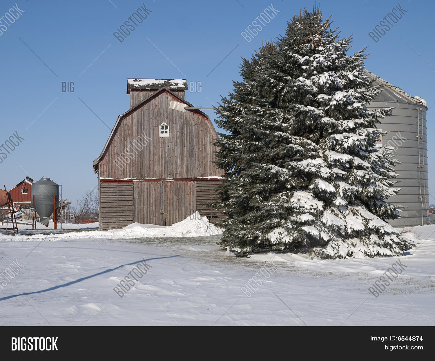 Winter Scene Iowa Image & Photo (Free Trial) | Bigstock