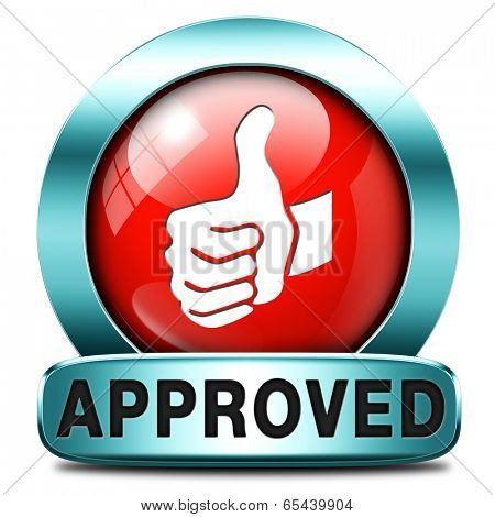 Approved Thumbs Passed Image & Photo (Free Trial) | Bigstock