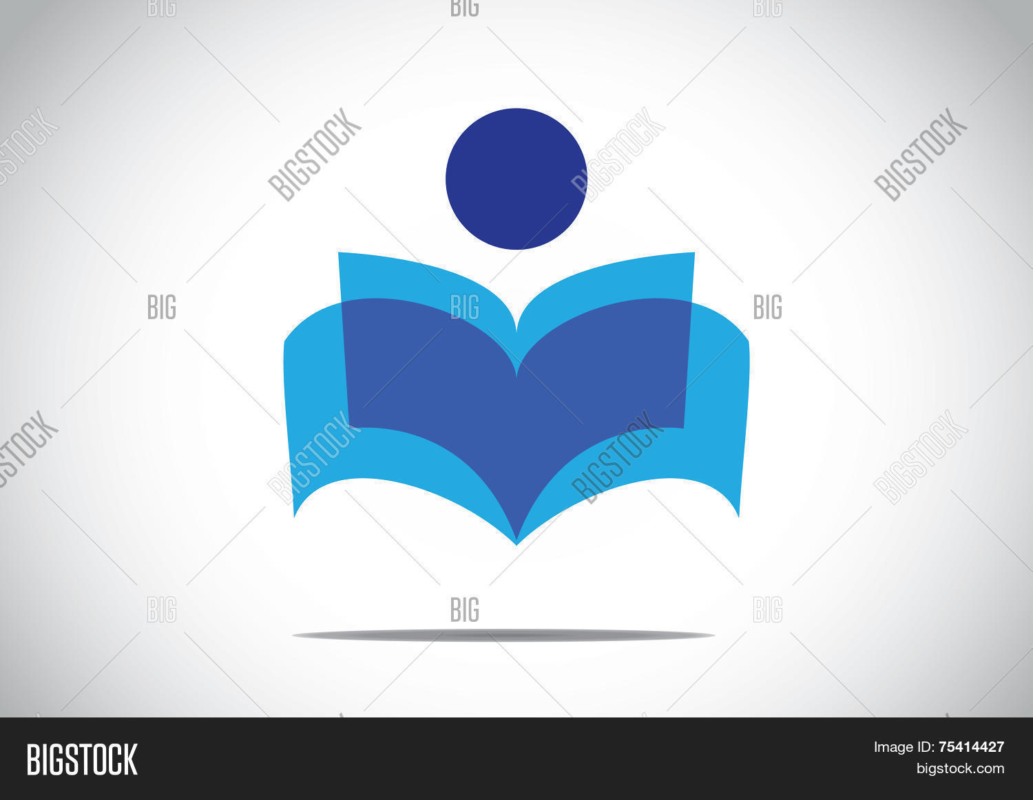 Human Person Reading Vector & Photo (Free Trial) | Bigstock
