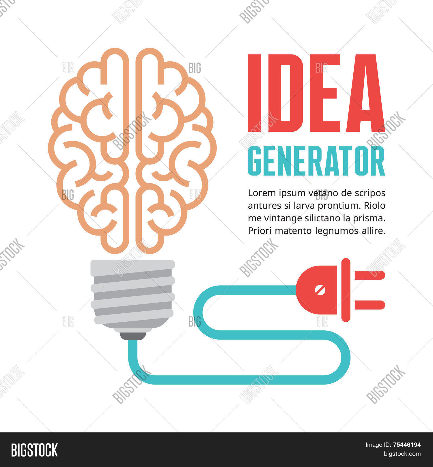 Human Brain Light Vector & Photo (Free Trial) | Bigstock