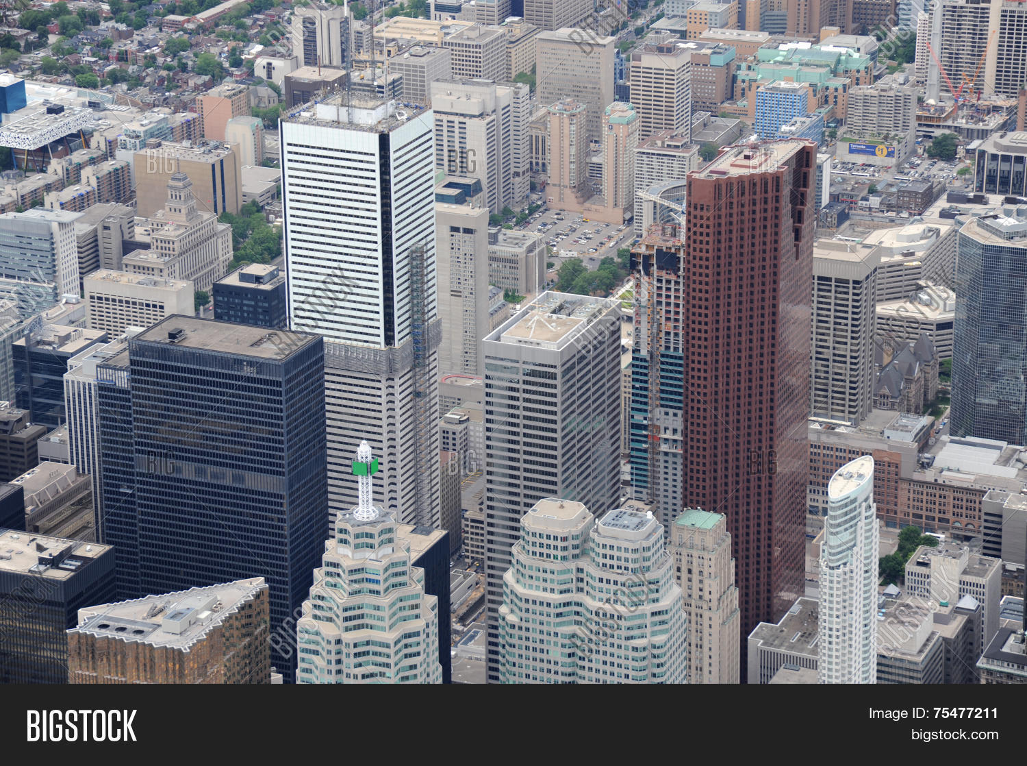Aerial View Downtown Image & Photo (Free Trial) | Bigstock