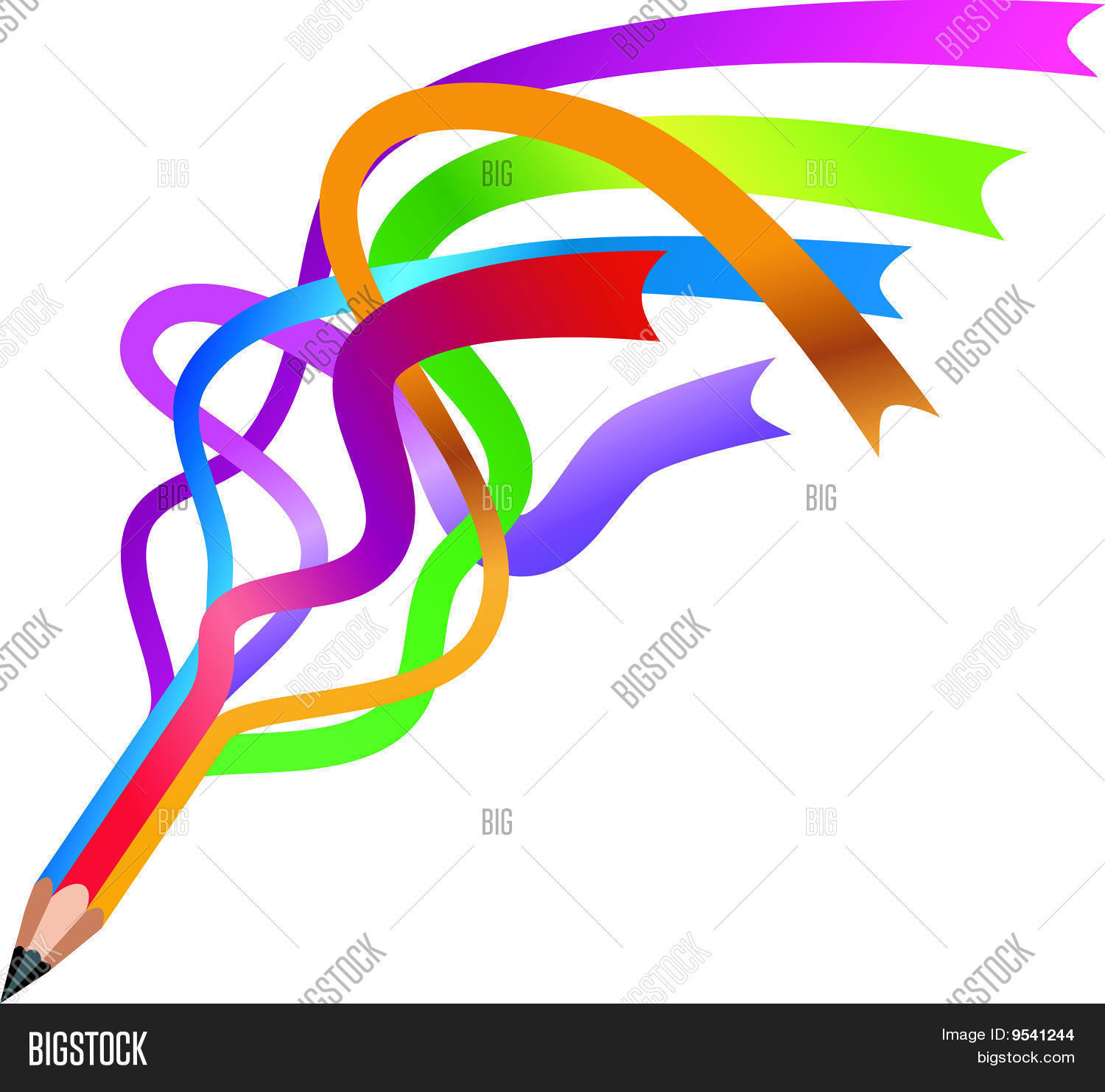 Colorful Ribbon Vector & Photo (Free Trial) | Bigstock