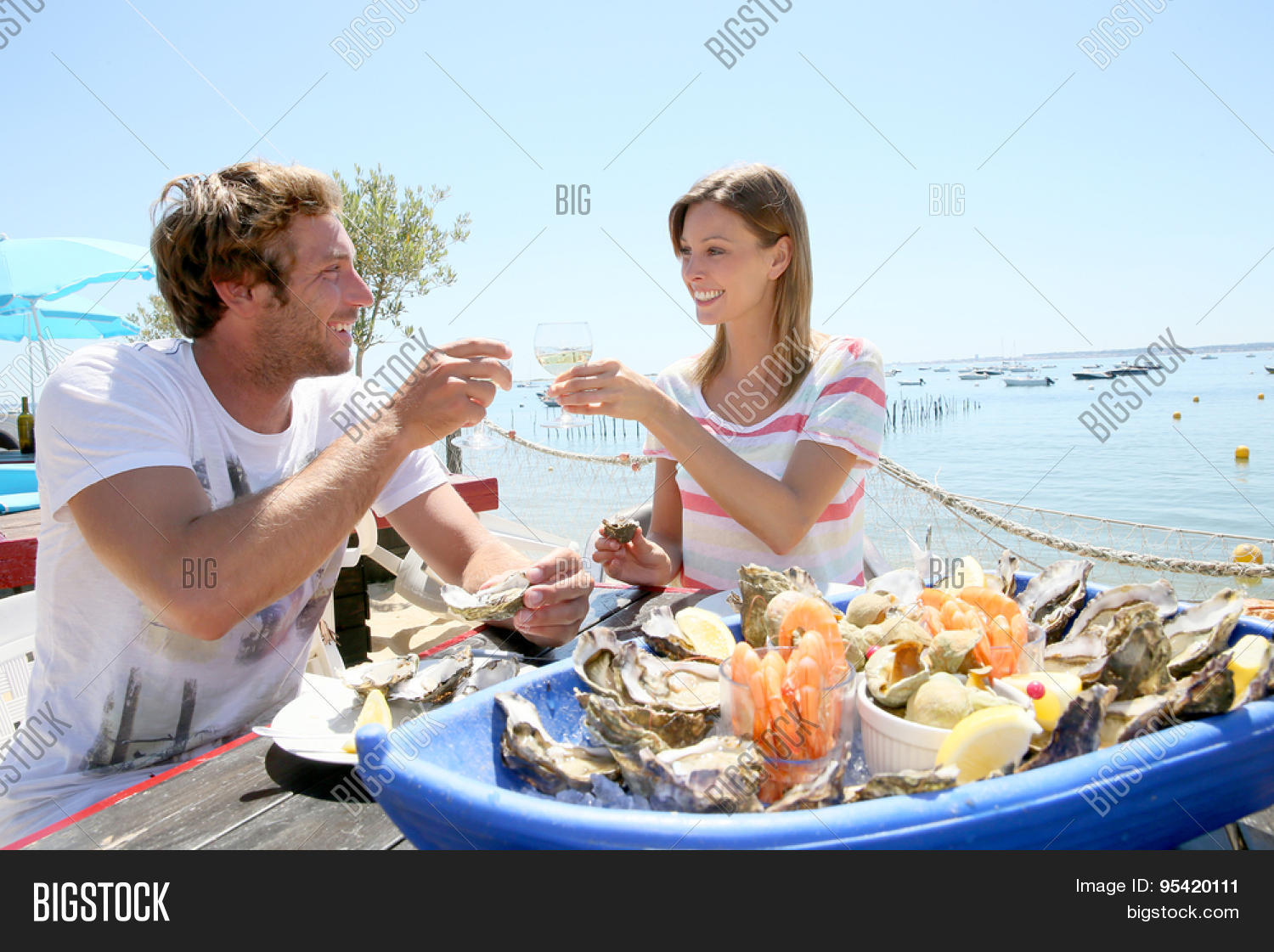 Couple Seafood Image & Photo (Free Trial) | Bigstock
