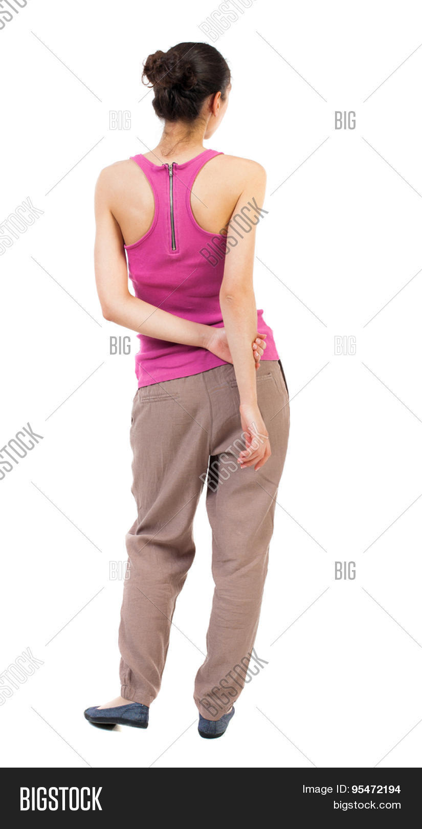 Back View Standing Image & Photo (Free Trial) | Bigstock