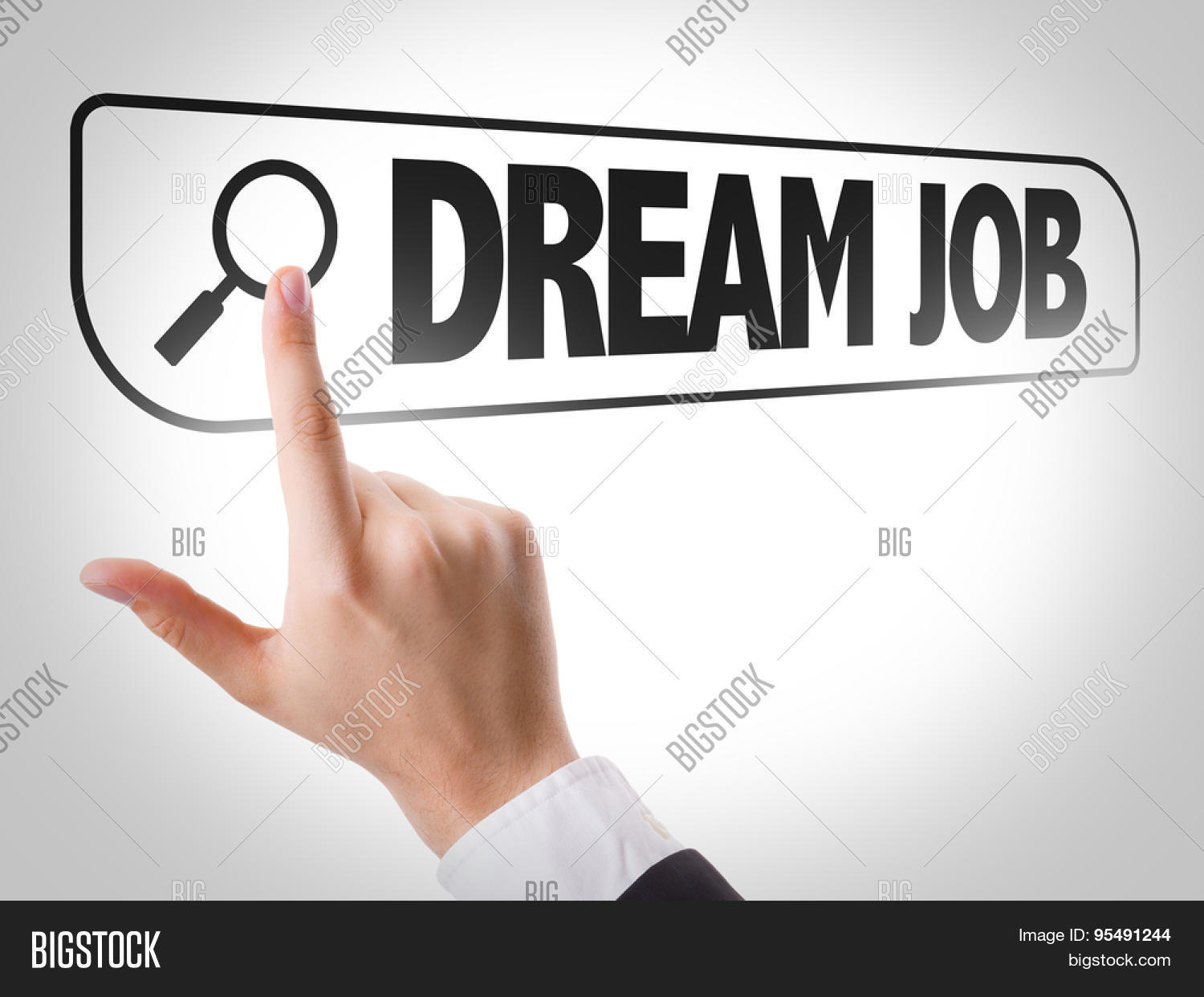 Dream Job Written Image & Photo (Free Trial) | Bigstock