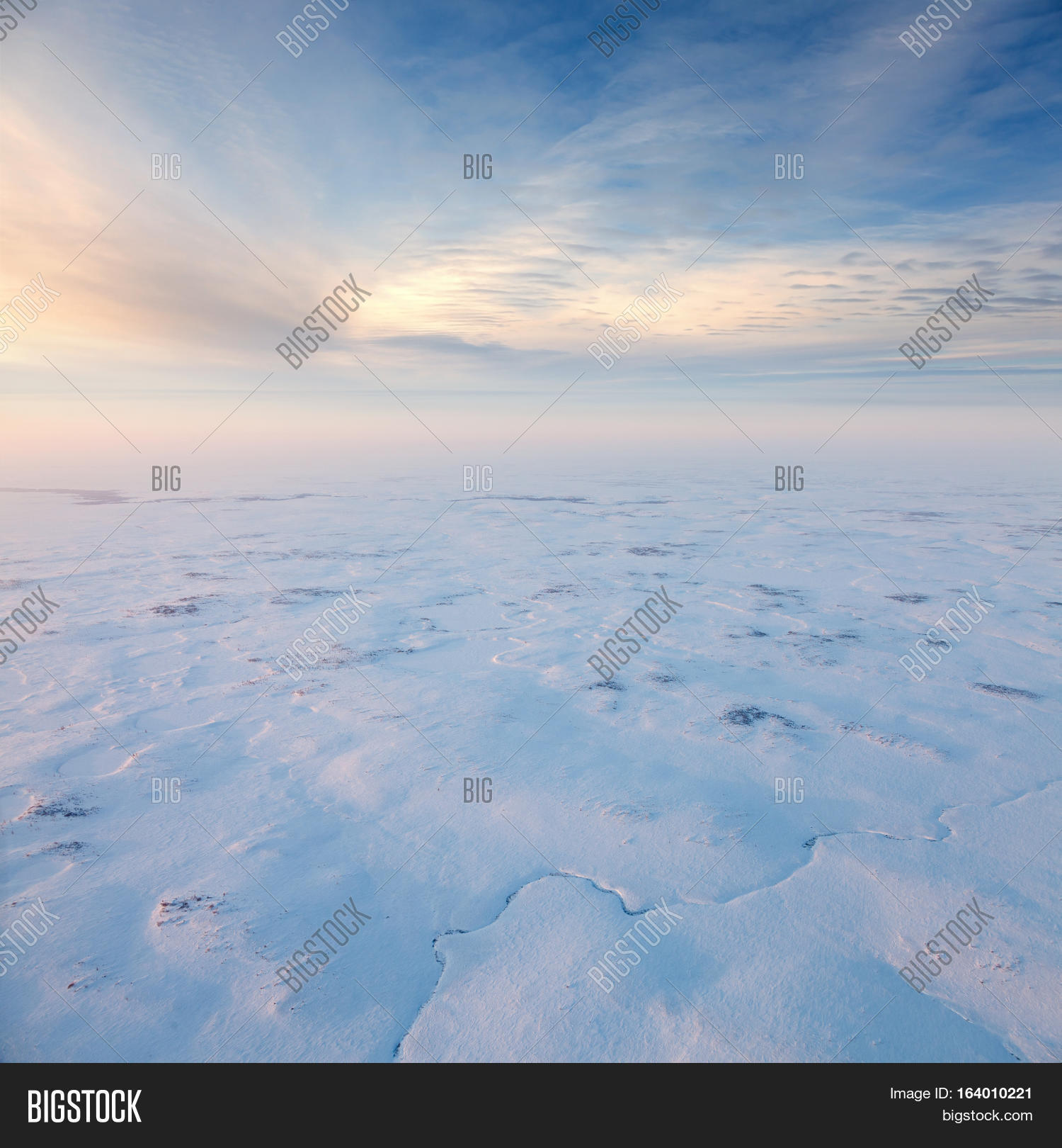 Aerial View Above Snow Image & Photo (Free Trial) | Bigstock