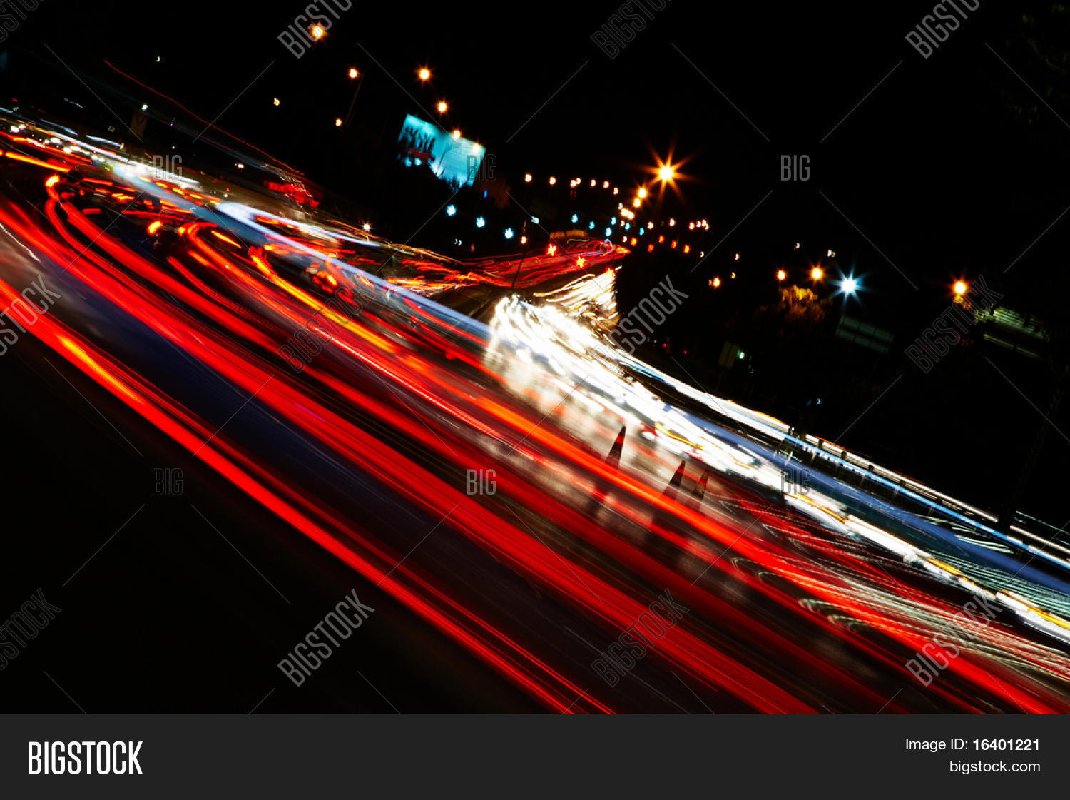 Night Traffic City Image & Photo (Free Trial) | Bigstock