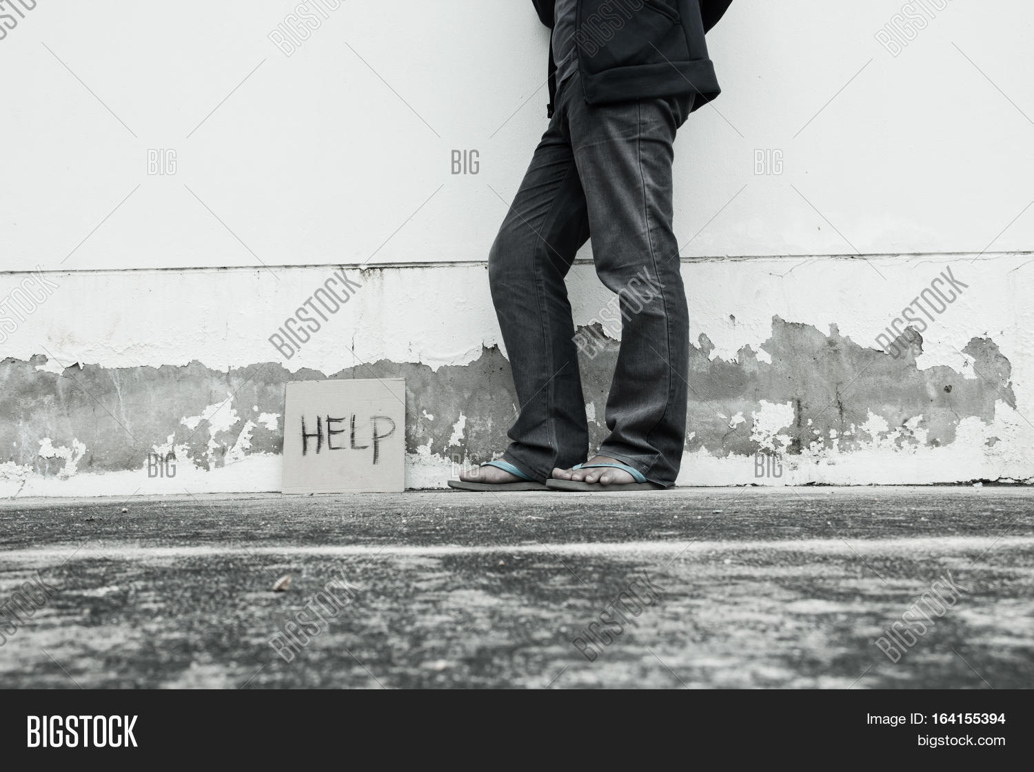 Homeless Person Stand Image & Photo (Free Trial) | Bigstock