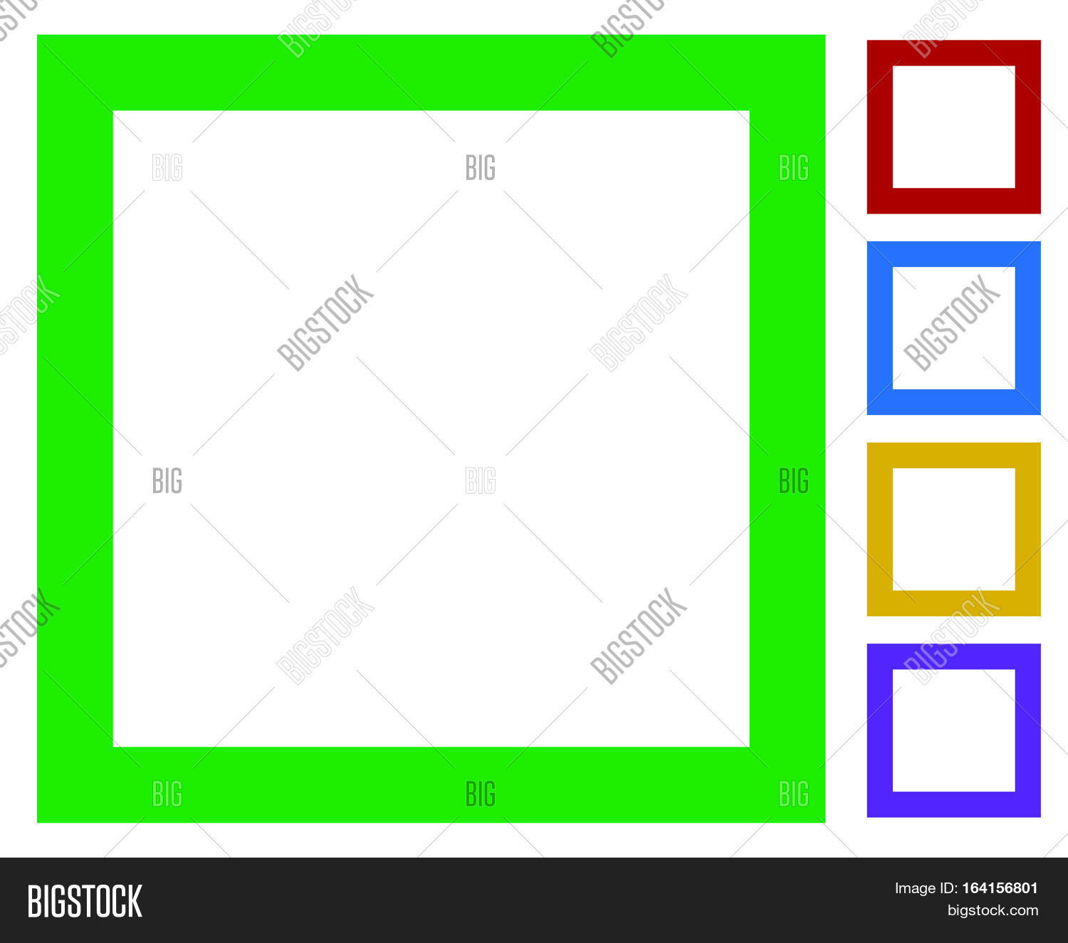 Simple, Basic Frame Vector & Photo (Free Trial) | Bigstock