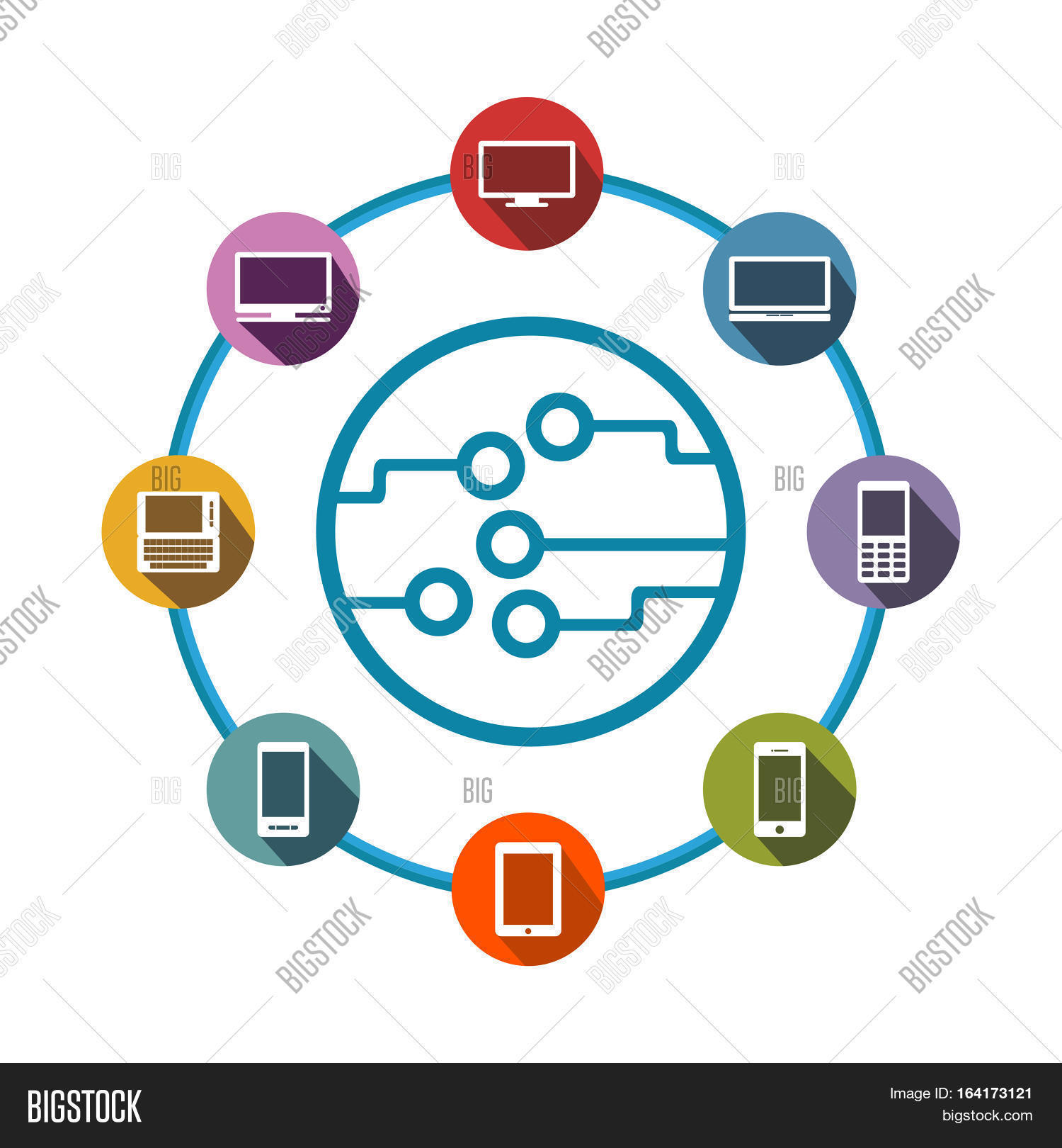 Connectivity Between Vector & Photo (Free Trial) | Bigstock