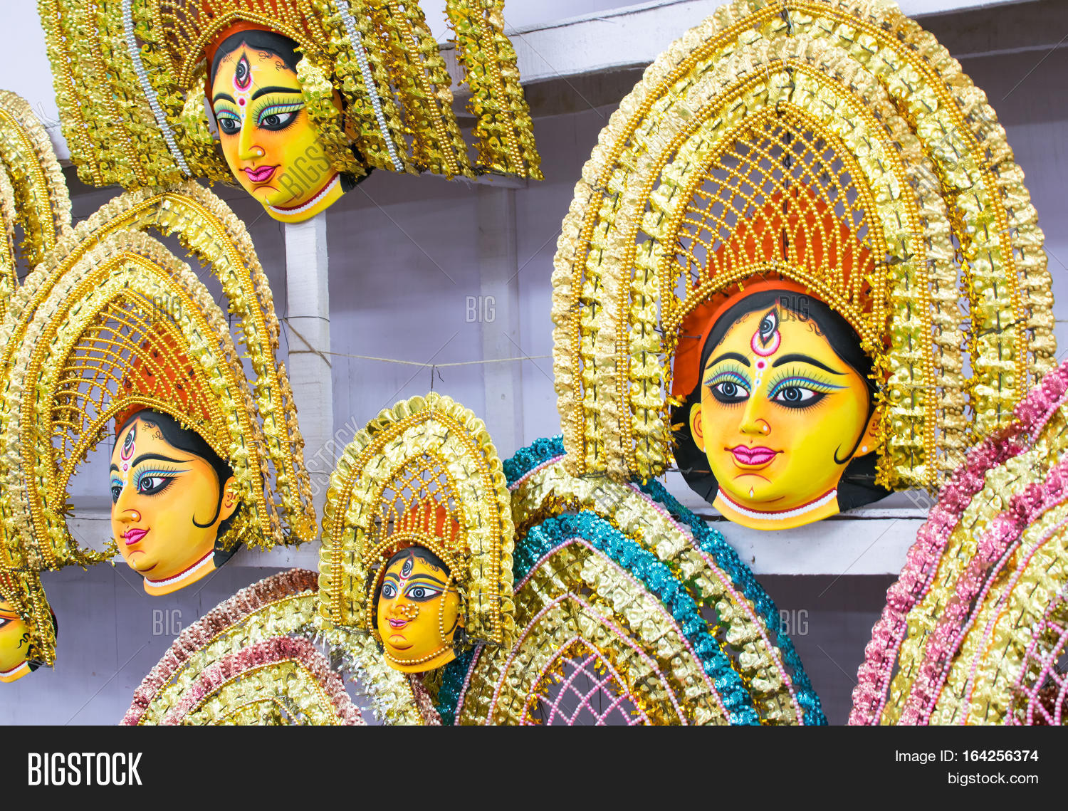Colorful Chhau Mask Image & Photo (Free Trial) | Bigstock