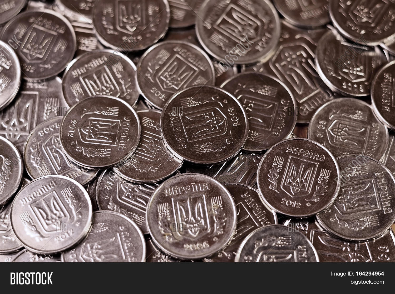 Pile Coins Ukrainian Image & Photo (Free Trial) | Bigstock