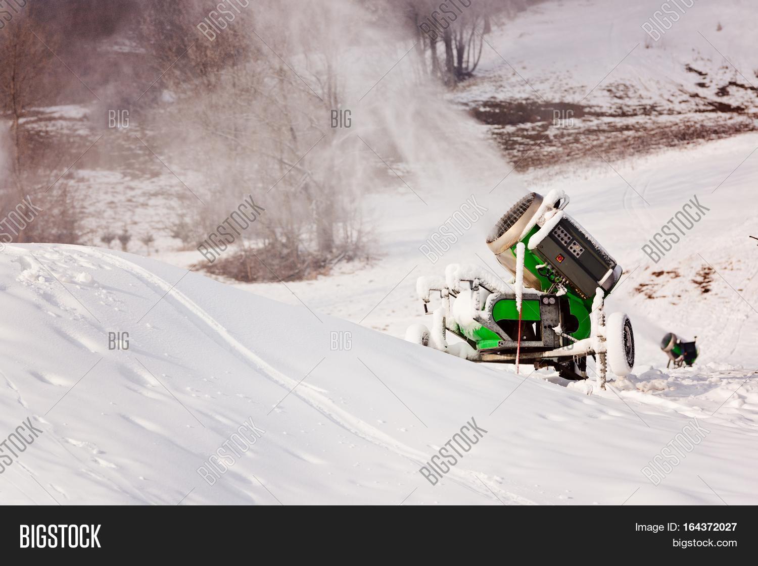 Working Snow Cannon Image & Photo (Free Trial) | Bigstock