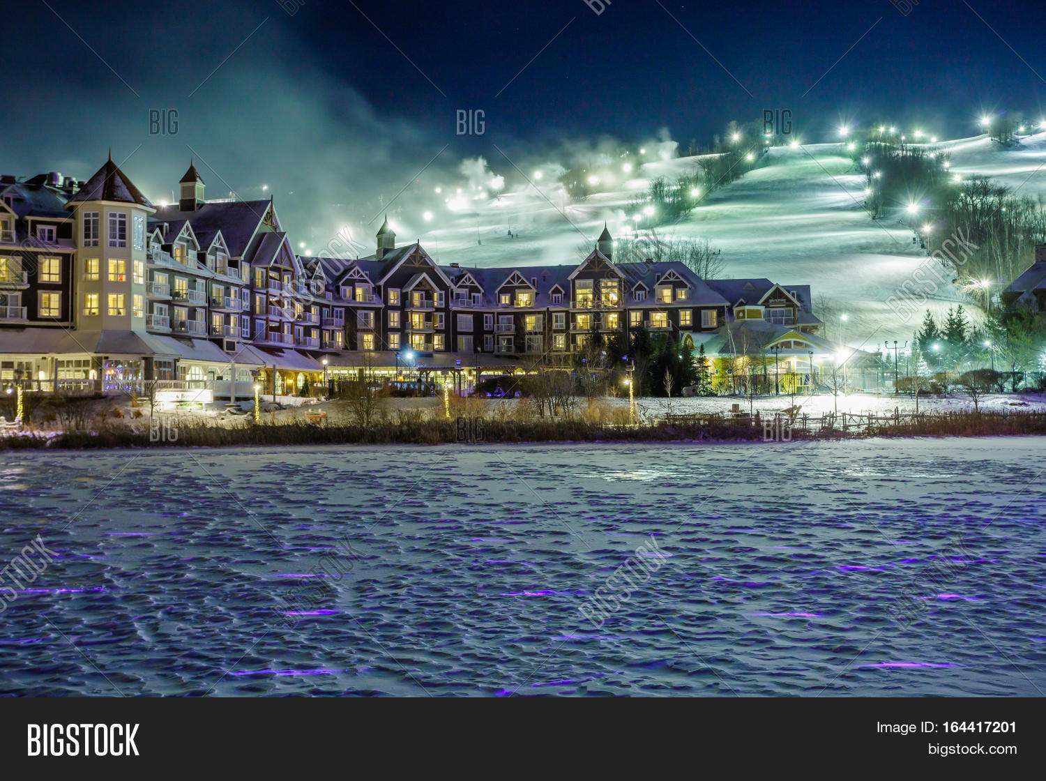 Blue Mountain Village Image & Photo (Free Trial) | Bigstock