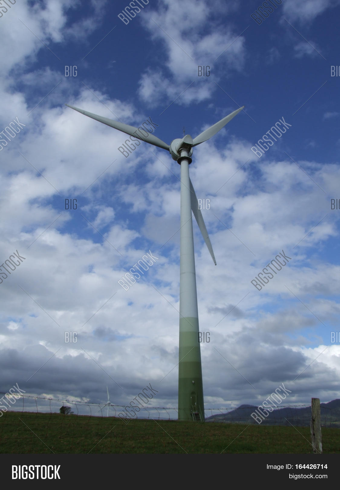 Back View Wind Turbine Image & Photo (Free Trial) | Bigstock