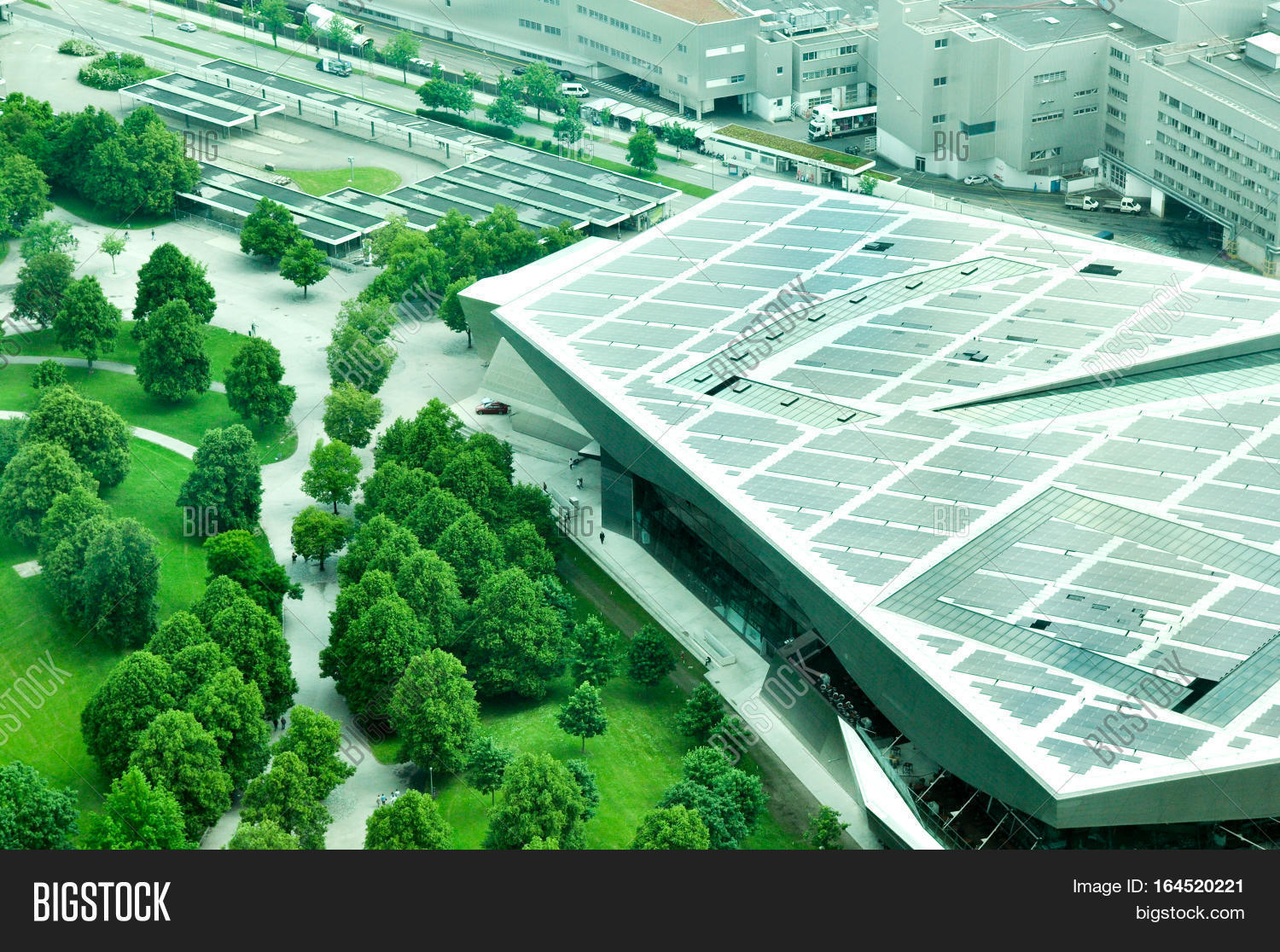 Aerial View BMW World Image & Photo (Free Trial) | Bigstock