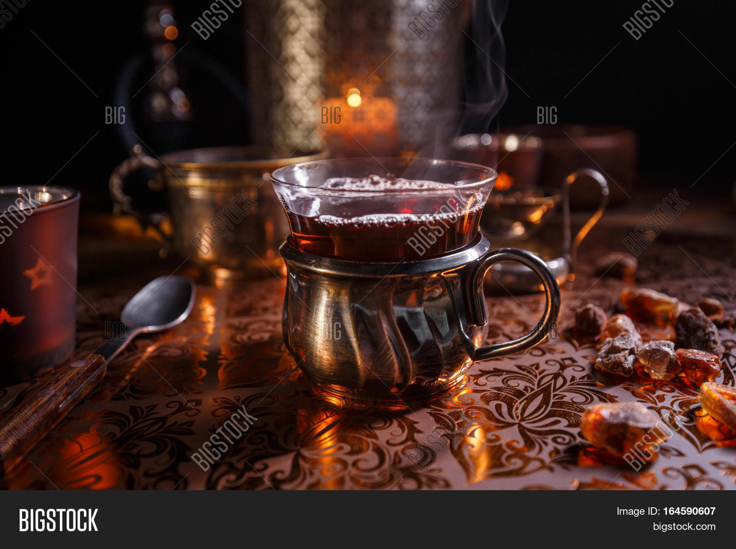 Black Tea Glass Cup Image & Photo (Free Trial) | Bigstock