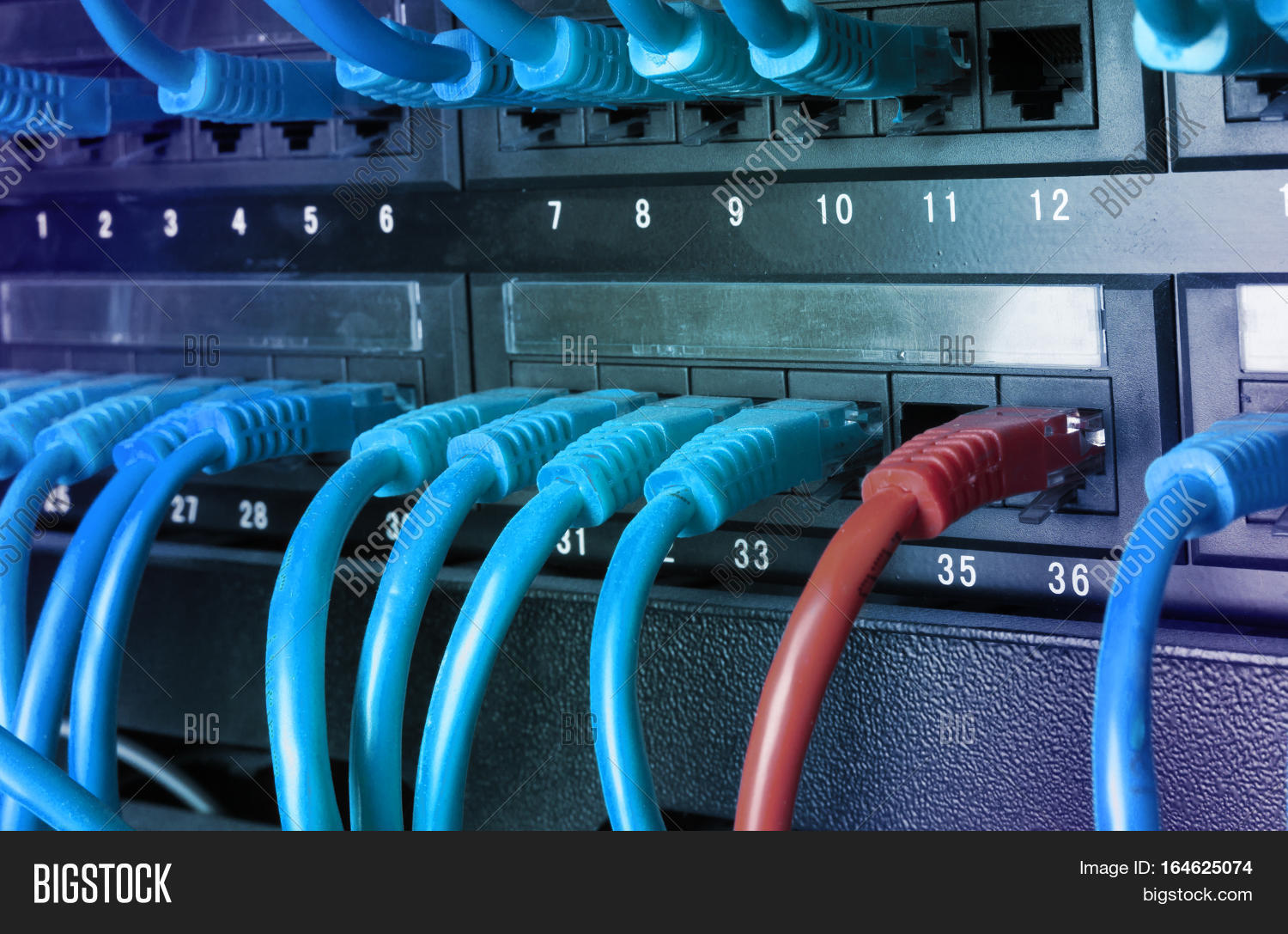 Server Rack Blue Image & Photo (Free Trial) | Bigstock