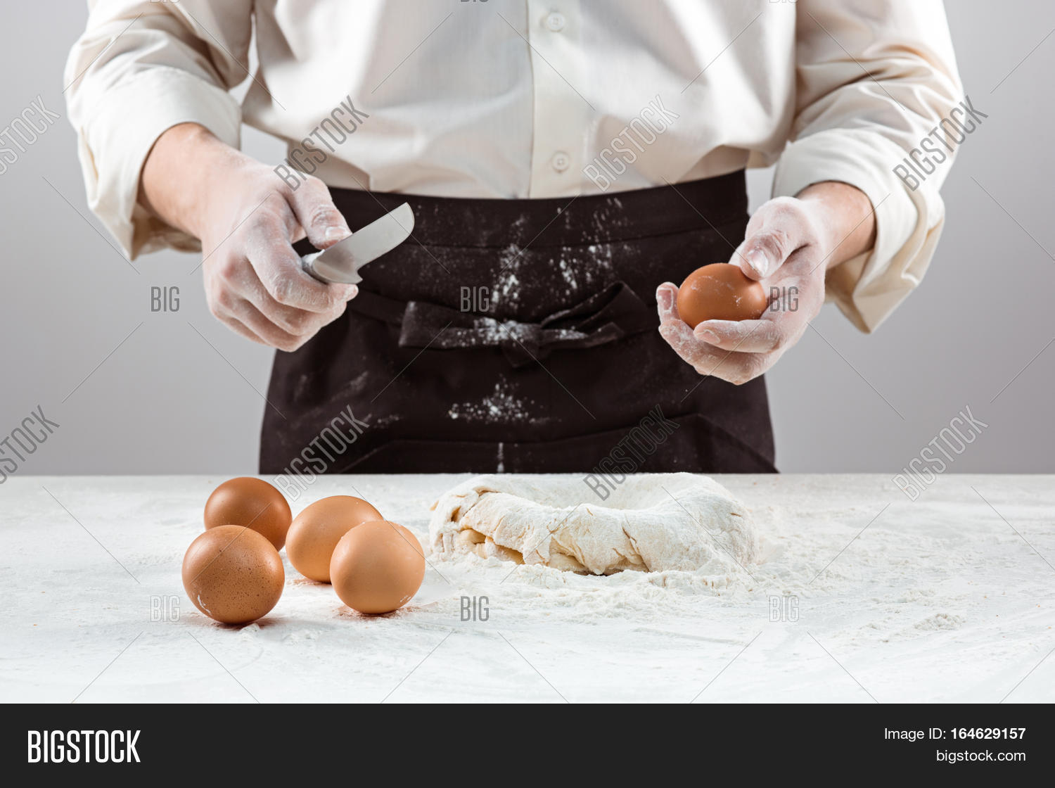 Baker Making Bread, Image & Photo (Free Trial) | Bigstock